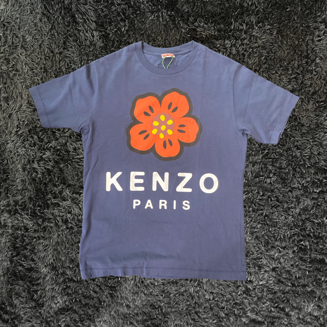 Kenzo Orange Flower Blue T-Shirt – Urban Utility