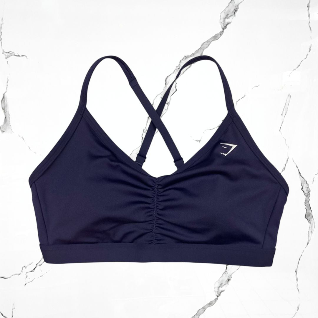 Gymshark Ruched Weighted Purple Sports Bra – Urban Utility
