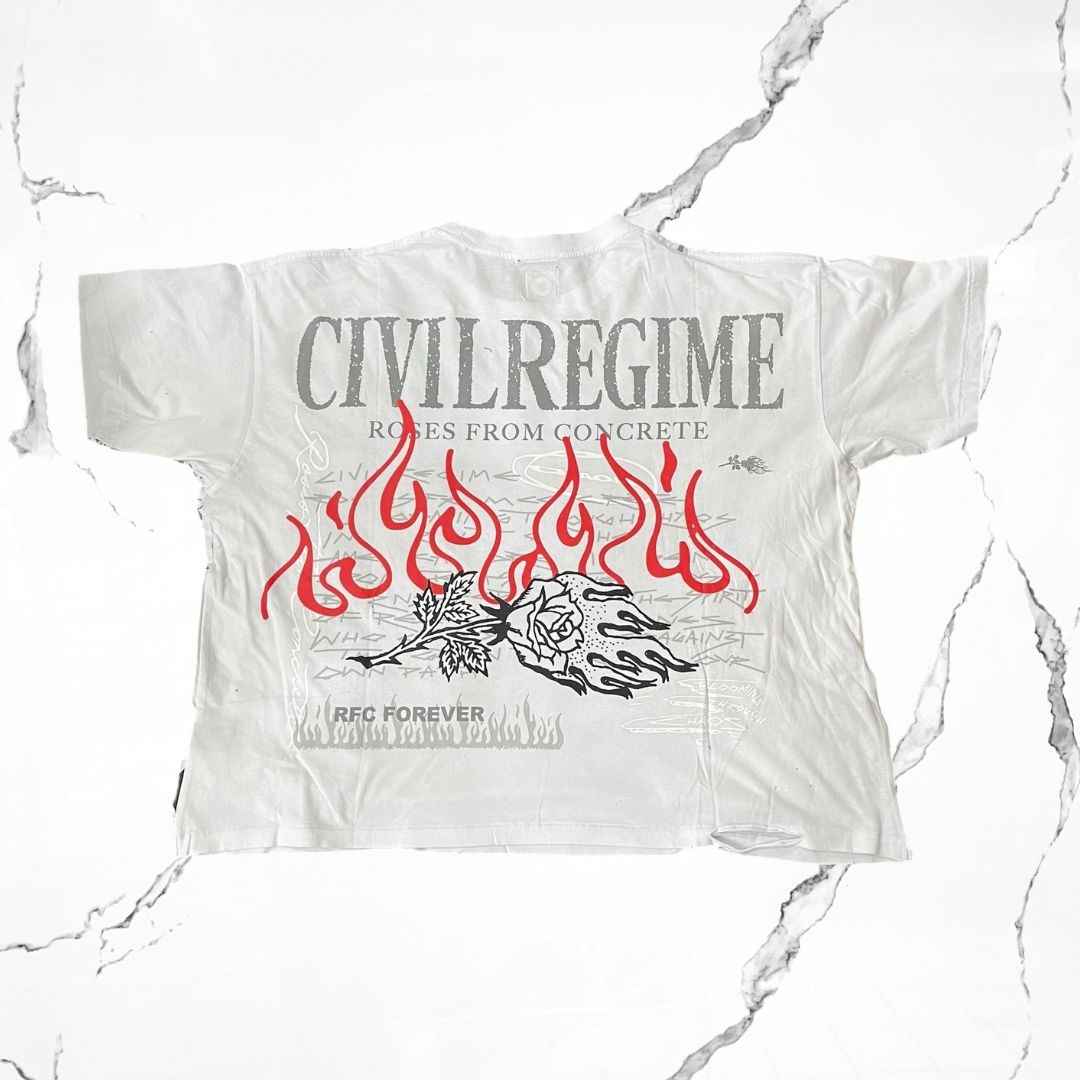 Death Note x Civilregime Alumina White Boxy Fit T-Shirt – Urban Utility